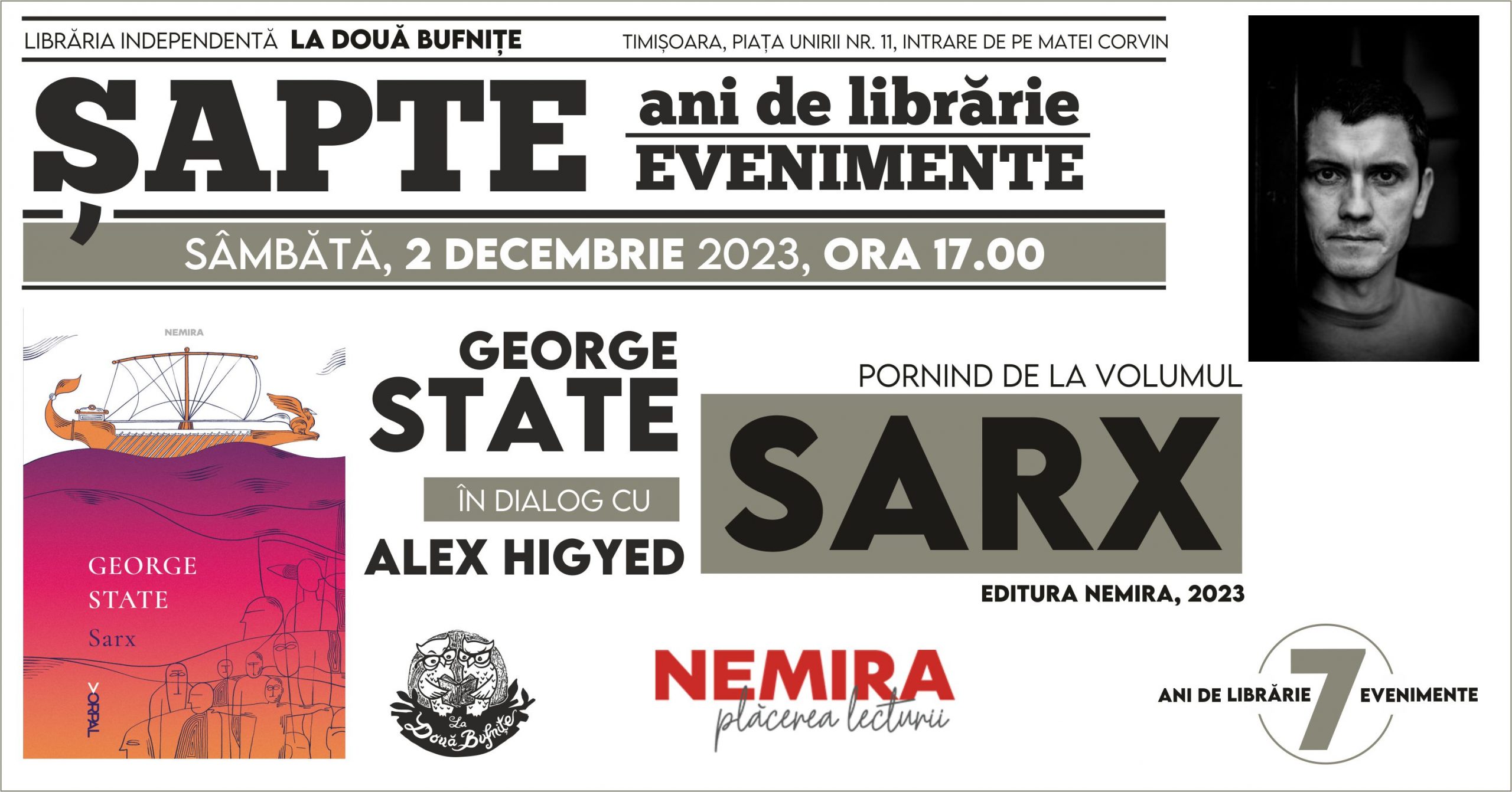 George State în dialog cu Alex Higyed - LaDouaBufnite